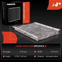 China 2x Activated Carbon Cabin Air Filters for Hyundai Elantra 2009-2012 L4 2.0L for sale