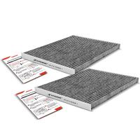 China 2x Activated Carbon Cabin Air Filters for Ford Fusion Edge Lincoln Continental MKX for sale