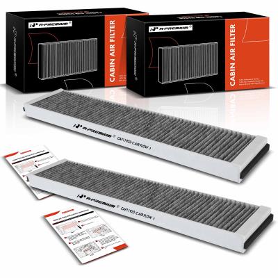 China 2x Activated Carbon Cabin Air Filter for Jaguar X-Type 2002-2008 Under Hood for sale