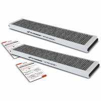 China 2x Activated Carbon Cabin Air Filter for Jaguar X-Type 2002-2008 Under Hood for sale