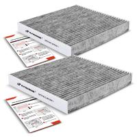 China 2x Activated Carbon Cabin Air Filters for Honda Accord 03-22 Civic CR-V Acura ILX for sale
