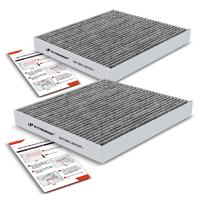 China 2x Activated Carbon Cabin Air Filters for Chevy Silverado 1500 GMC Sierra Yukon for sale