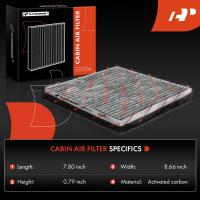 China 2x Activated Carbon Cabin Air Filters for Toyota Corolla 02-08 Matrix 03-08 1.8L for sale