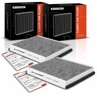 China 2x Activated Carbon Cabin Air Filter for Volvo C30 07-13 C70 06-13 S40 04-11 V50 for sale