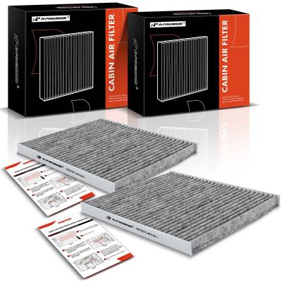 China 2x Activated Carbon Cabin Air Filters for Hyundai Tuscon 05-15 Accent Kia Forte for sale