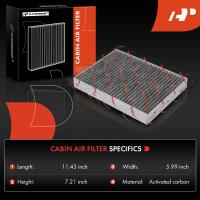 China 2x Activated Carbon Cabin Air Filter for BMW G30 540d xDrive G11 G12 B7 X5 X6 X7 for sale
