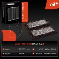 China 2x Activated Carbon Cabin Air Filter for Mercedes-Benz C215 W210 W211 S350 CL500 for sale