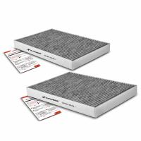 China 2x Activated Carbon Cabin Air Filter for Audi A4 02-09 A6 01-04 Allroad Quattro for sale