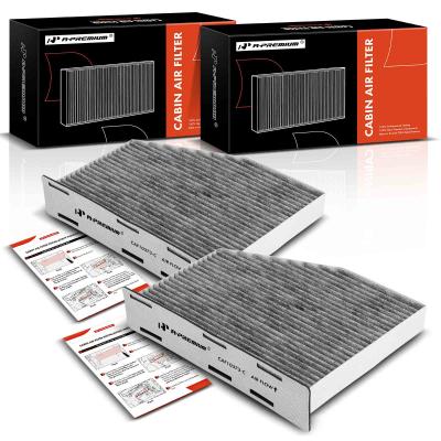 China 2x Activated Carbon Cabin Air Filter for Audi A3 Quattro Volkswagen GTI Tiguan for sale