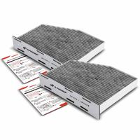 China 2x Activated Carbon Cabin Air Filter for Audi A3 Quattro Volkswagen GTI Tiguan for sale