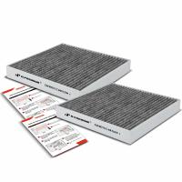 China 2x Activated Carbon Cabin Air Filter for INFINITI M35h M37 M56 Q70 Q70L 2015-2019 for sale