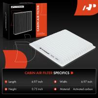 China 2x Cabin Air Filters for Dodge Attitude 2015-2018 Mitsubishi Mirage G4 L3 1.2L for sale