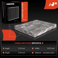 China 2x Activated Carbon Cabin Air Filters for Cadillac CTS 03-15 SRX 04-09 STS 05-11 for sale
