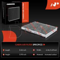 China 2x Activated Carbon Cabin Air Filter for Kia Soul 2014-2019 Soul EV 2015-2019 for sale