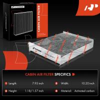 China 2x Activated Carbon Cabin Air Filter for Ford F-150 15-22 F-250 F-350 Super Duty for sale