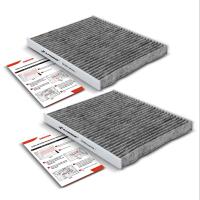 China 2x Activated Carbon Cabin Air Filters for Jeep Wrangler 18-23 Gladiator 20-22 for sale