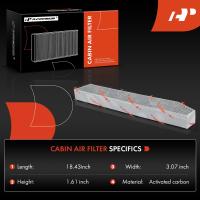 China 2x Activated Carbon Cabin Air Filter for Jeep Grand Cherokee 1999-2010 for sale
