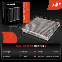 China 2x Activated Carbon Cabin Air Filter for Honda CR-V 1997-2001 Insight 2000-2006 for sale