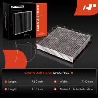 China Activated Carbon Cabin Air Filter for Fiat 500 2012-2019 Center Console for sale