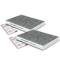 China 2x Activated Carbon Cabin Air Filter for Audi Q7 07-15 VW Touareg 04-17 Porsche for sale