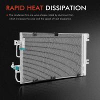 China A/C Condenser with Receiver Drier & Bracket for Saturn Astra 2008-2009 for sale