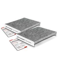 China 2x Activated Carbon Cabin Air Filter for Ford Fusion Lincoln MKZ Mercury Milan for sale