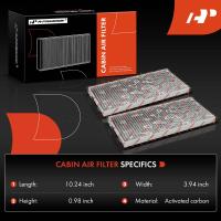 China 2x Activated Carbon Cabin Air Filter for Nissan Frontier NV1500 Xterra Equator for sale