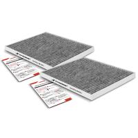 China 2x Activated Carbon Cabin Air Filter for Kia Borrego 2009-2011 Spectra 2004-2009 for sale