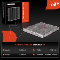 China 2x Activated Carbon Cabin Air Filter for Chevrolet Cobalt HHR Pontiac Saturn Ion for sale