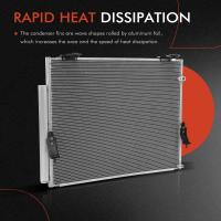 China A/C Condenser with Receiver Drier for Toyota Tundra 2019 V8 4.6L V8 5.7L for sale