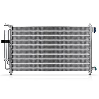 China AC Condenser with Receiver Drier for Nissan Cube 09-14 Versa 07-12 1.8L 1.6L for sale