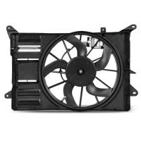 China Engine Radiator Cooling Fan Assembly with Shroud for Ford Edge 2012-2014 L4 2.0L for sale