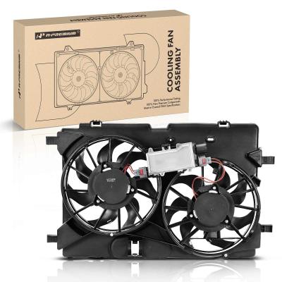 China Engine Radiator Cooling Fan Assembly for Ford Fusion Lincoln MKZ 10-12 V6 3.5L for sale
