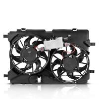 China Engine Radiator Cooling Fan Assembly for Ford Fusion Lincoln MKZ 10-12 V6 3.5L for sale