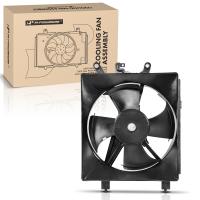 China Engine Radiator Cooling Fan Assembly with 4 Blade for Honda Civic 2001-2005 1.7L for sale