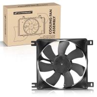 China A/C Condenser Cooling Fan Assembly with Shroud for Suzuki Aerio 02-07 2.0L 2.3L for sale