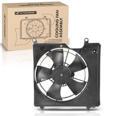 China Left A/C Condenser Cooling Fan Assembly with Shroud for Acura ILX 16-21 L4 2.4L for sale