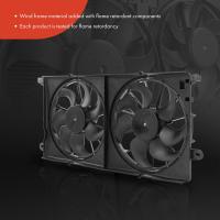 China Engine Radiator Cooling Fan Assembly with Shroud for Buick Park Avenue 97-05 3.8L for sale