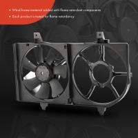 China Engine Radiator Cooling Fan Assembly for Nissan Sentra 2000-2001 L4 1.8L L4 2.0L for sale