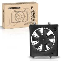 China Right A/C Condenser Cooling Fan Assembly with Shroud for Honda Fit 15-20 1.5L for sale