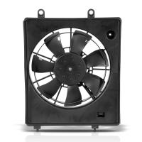 China Right A/C Condenser Cooling Fan Assembly with Shroud for Honda Fit 15-20 1.5L for sale