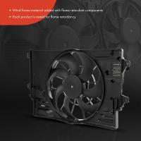 China Engine Radiator Cooling Fan Assembly with Shroud for Kia Seltos 2020-2022 1.6L for sale