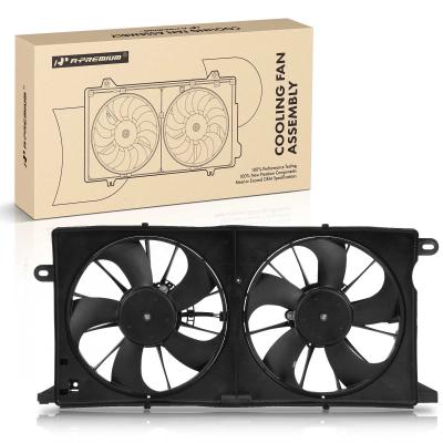 China Engine Radiator Cooling Fan Assembly with Shroud for Cadillac Seville 98-04 4.6L for sale
