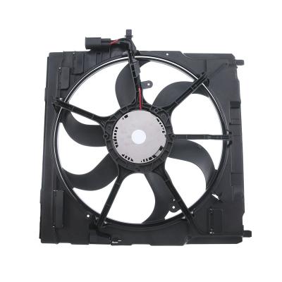 China Radiator Engine Cooling Fan Assembly With Motor for BMW E70 X5 2007-2010 for sale