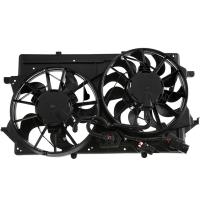 China Dual Fan Assembly w/o Controller 200W for Ford Focus L4 2.0L 2001-2004 for sale