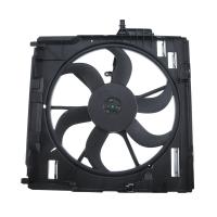 China Radiator Engine Cooling Fan Assembly With Motor for BMW E70 X5 2007-2010 for sale