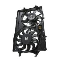 China Dual Fan Assembly w/o Controller 200W for Ford Focus L4 2.0L 2001-2004 for sale