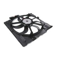 China Engine Radiator Cooling Fan Assembly w/ Motor for BMW X5 X6 F15 F16 2013-2019 for sale