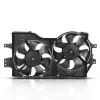 China Engine Radiator Cooling Fan Assembly with Shroud for Chrysler Voyager 2000 Dodge for sale