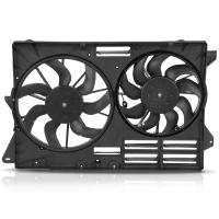 China Engine Radiator Cooling Fan Assembly for Ford Explorer 13-19 L4 2.3L V6 3.5L for sale